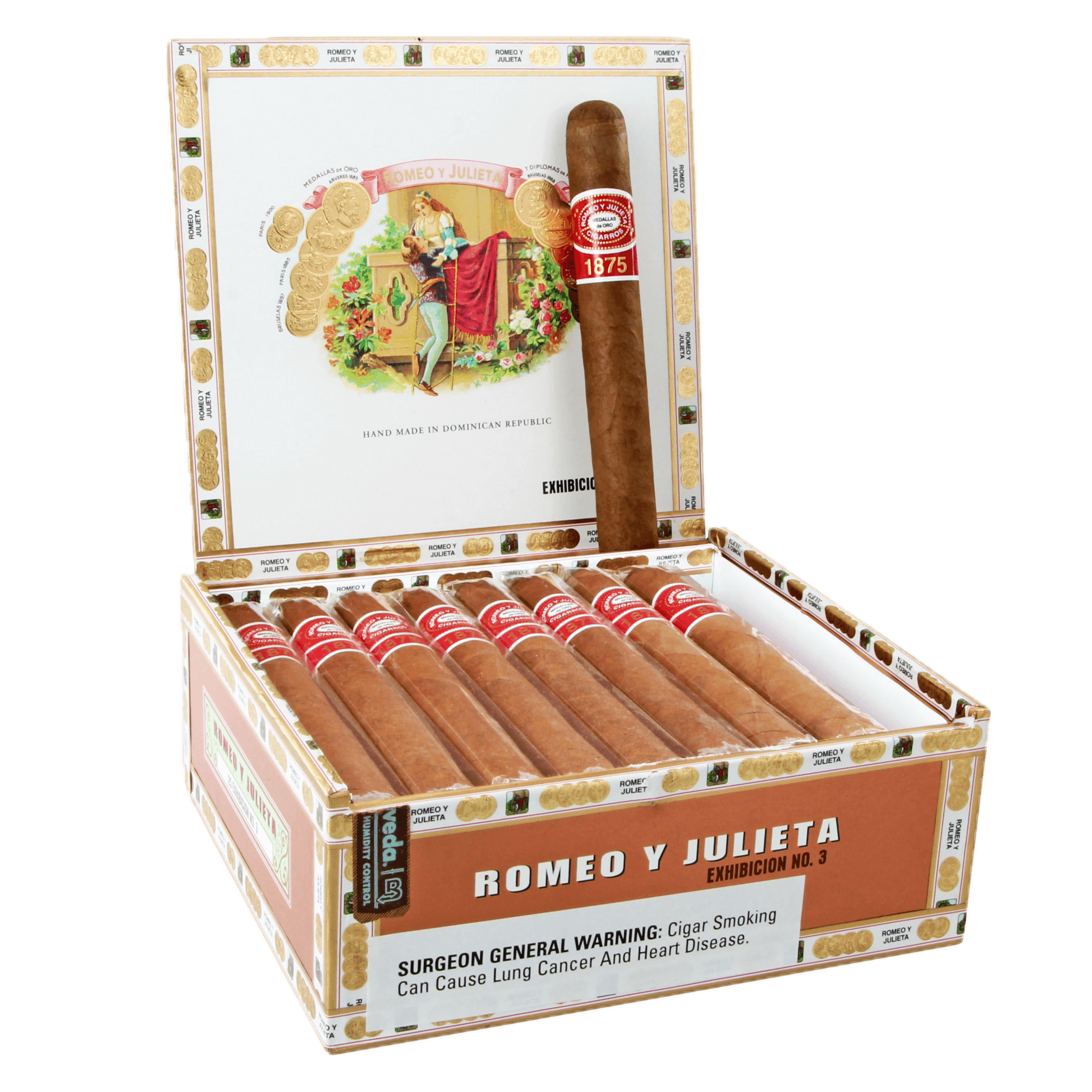 Romeo Y Julieta 1875 Exhibicion #3 25 – Arango