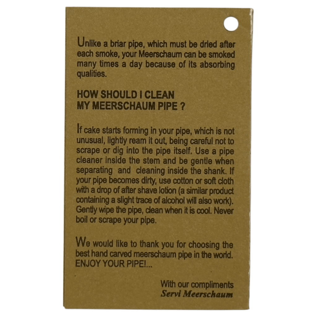 Servi Meerschaum Churchwarden Lion – Arango